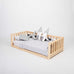 2-in-1 toddler bed on legs with a 3-sided vertical rail – Sweet HOME ...