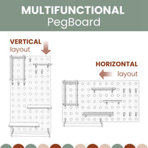 Pegboard with Clothes Clothing Rack – Sweet HOME from wood