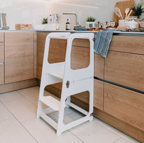 2-in-1 Convertible kitchen tower - table and chair – Sweet HOME from wood