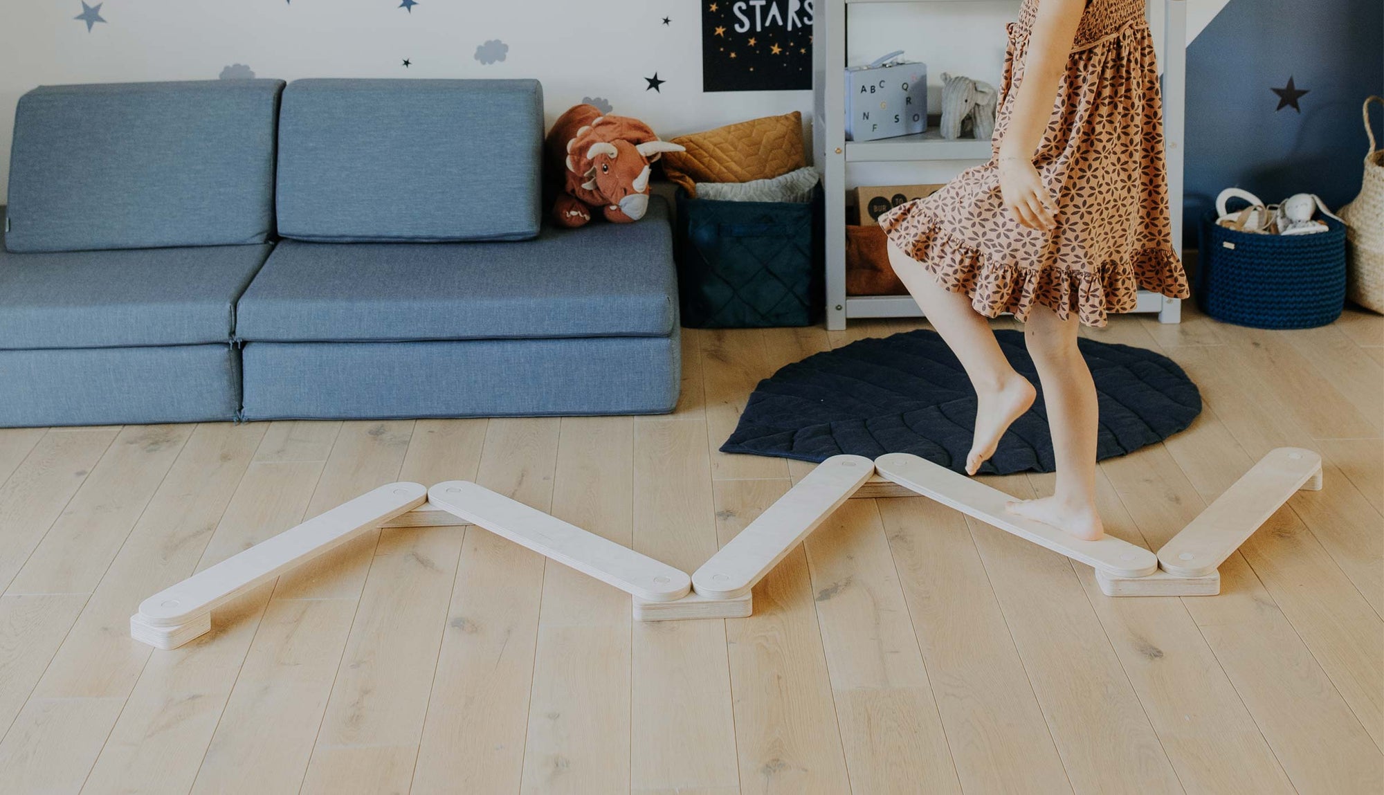 Balance beam set – Sweet HOME from wood