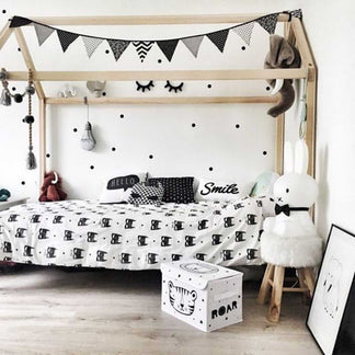 Wooden house bed on legs – Sweet HOME from wood