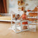 2-in-1 transformable kitchen tower - table and chair set – Sweet HOME ...