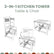 2-in-1 transformable kitchen tower - table and chair set – Sweet HOME ...